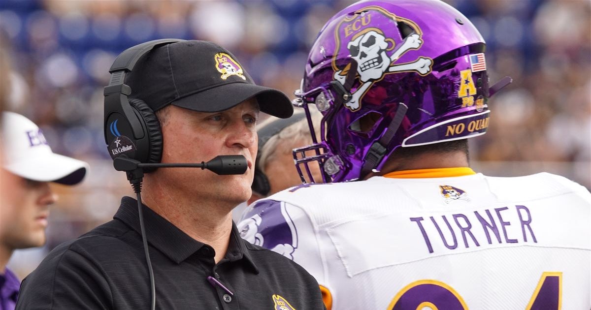 What ECU coach Mike Houston said after the 31-24 win at UConn