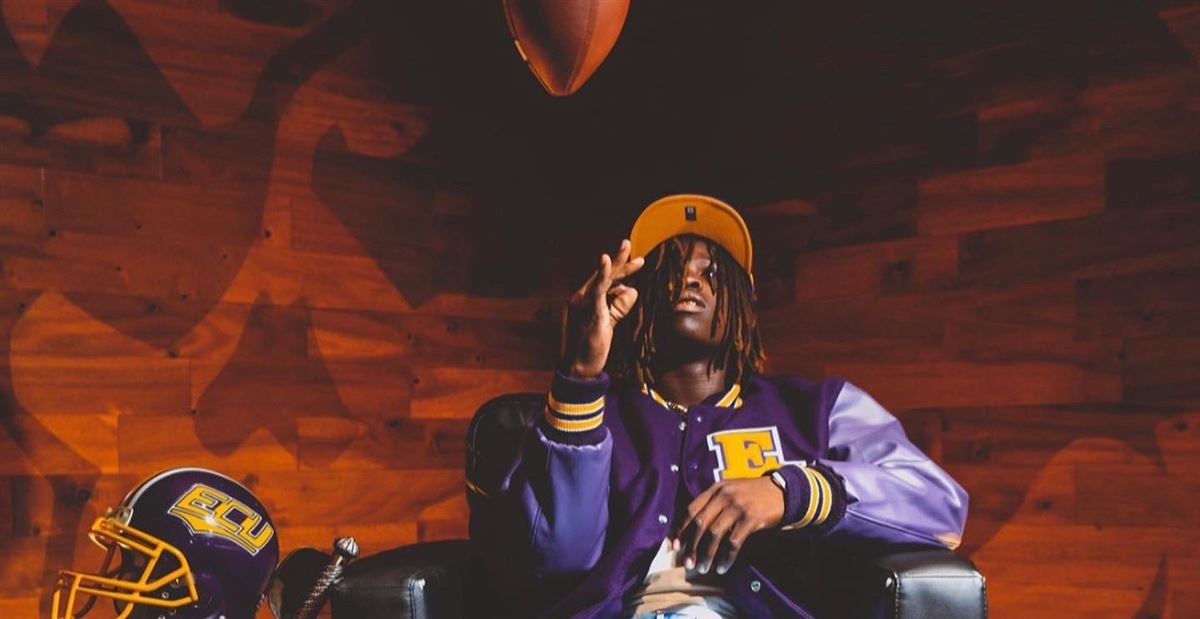 ECU assistant Tripp Weaver checks in on safety commit Ja'Marley Riddle