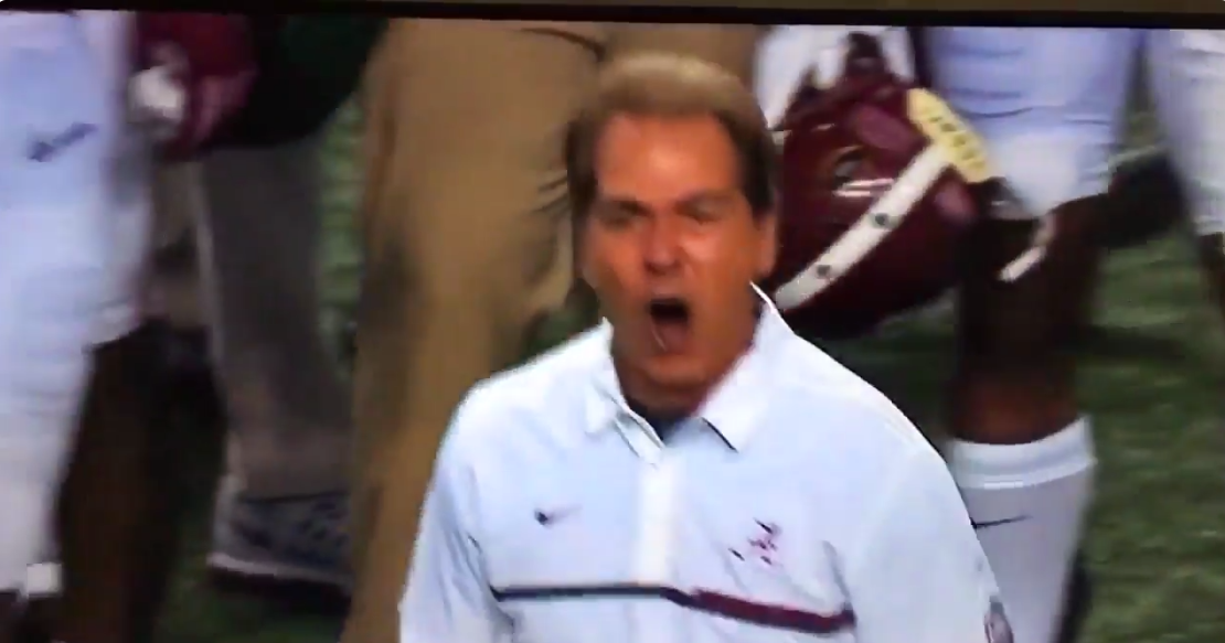 Watch: Nick Saban furious after another Alabama penalty