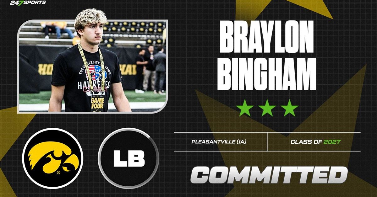 Iowa Football: Hawkeyes Land Second In-State 2027 LB, Braylon Bingham