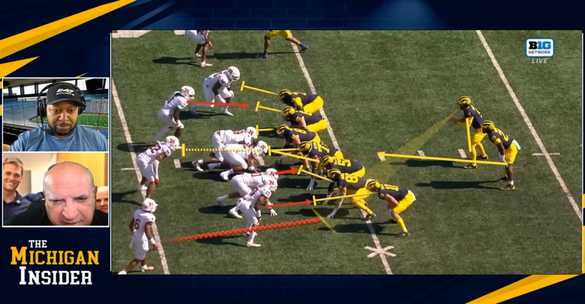 Michigan offensive film study with Al Borges (Week 4) - Rutgers