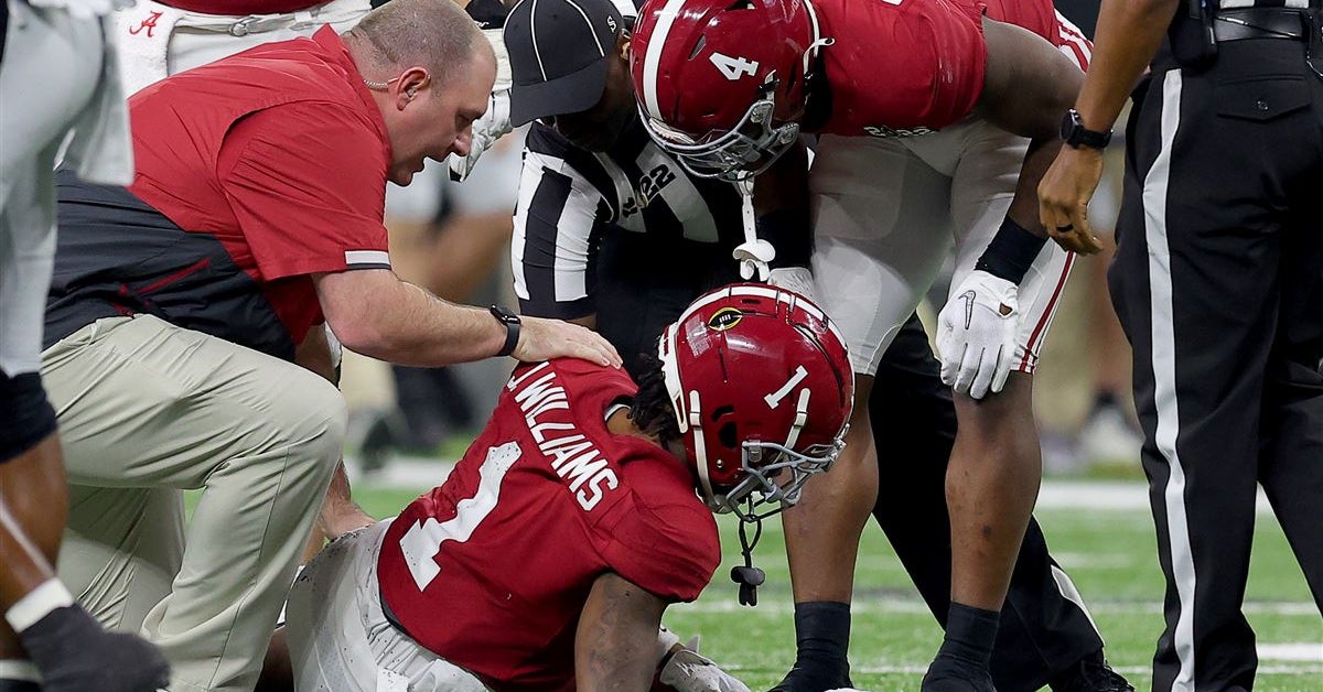 Jameson Williams injury: Alabama star WR diagnosed with torn ACL, per ...