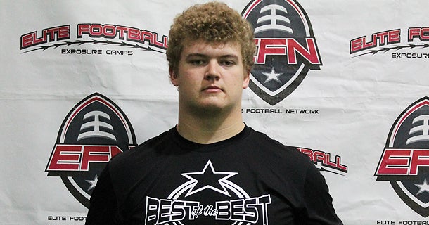 2020 OL Josh Baker's work ethic, talent, being recognized