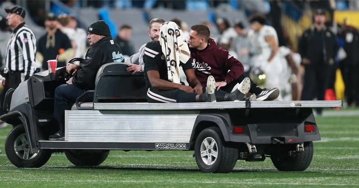 Kamario Taylor leaves Charlotte on his own power after frightening end ...