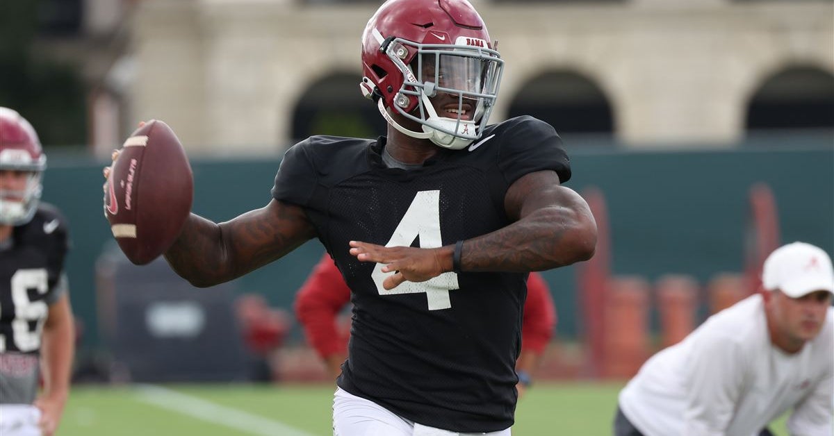 Alabama lists four starting quarterbacks on first depth chart of season