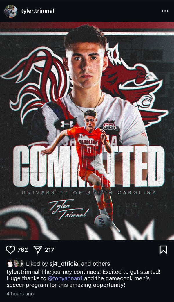 Men’s soccer commitment