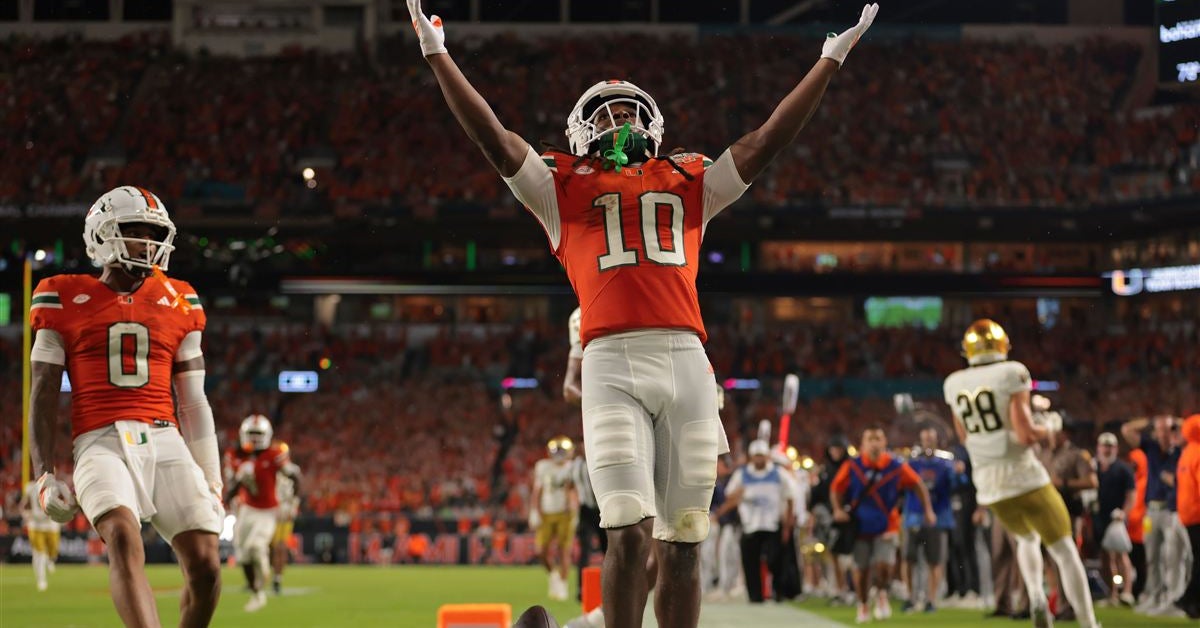 Miami WR Malachi Toney is the 247Sports True Freshman of the Week after sparking the Hurricanes ...