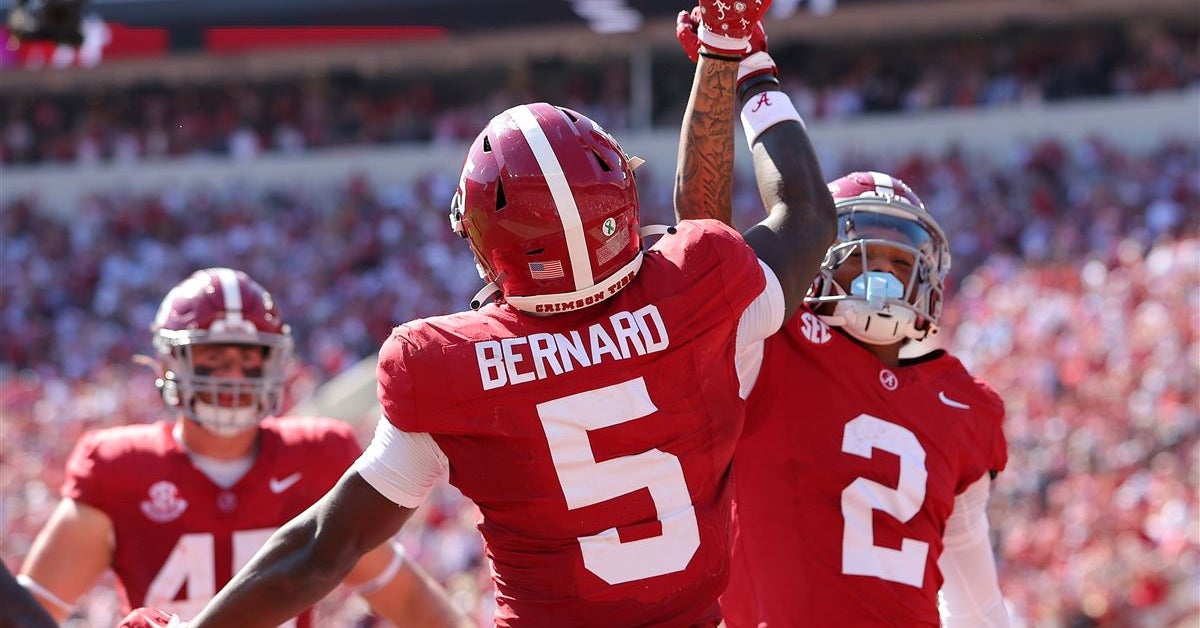 Why did two Alabama receivers pretend to shoot a basketball during play ...