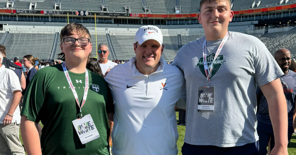 In-state OL Brady Sakowitz returns to Virginia: 'The atmosphere was great'