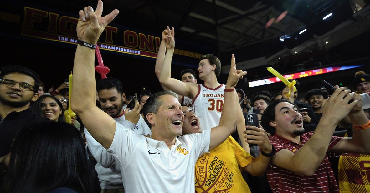 Everything Eric Musselman said after USC's 70-64 upset of No. 7 ...