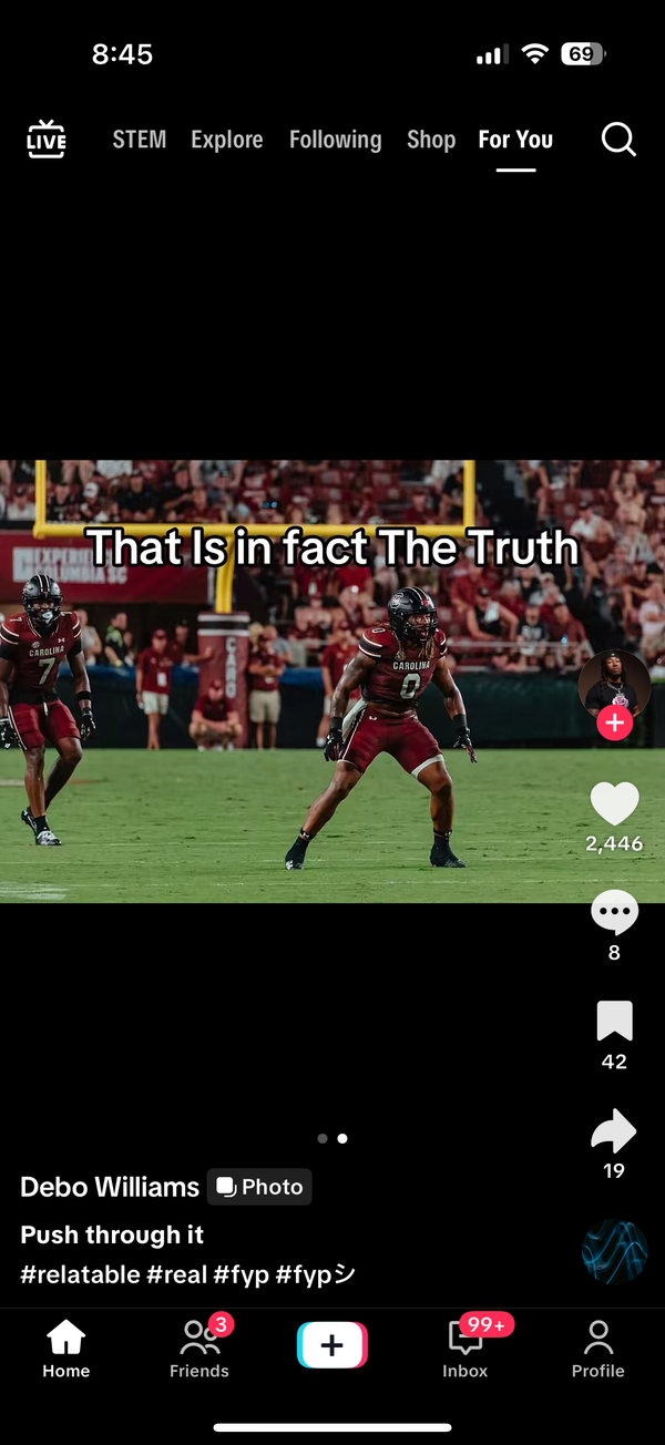 Debo posted this on tik tok