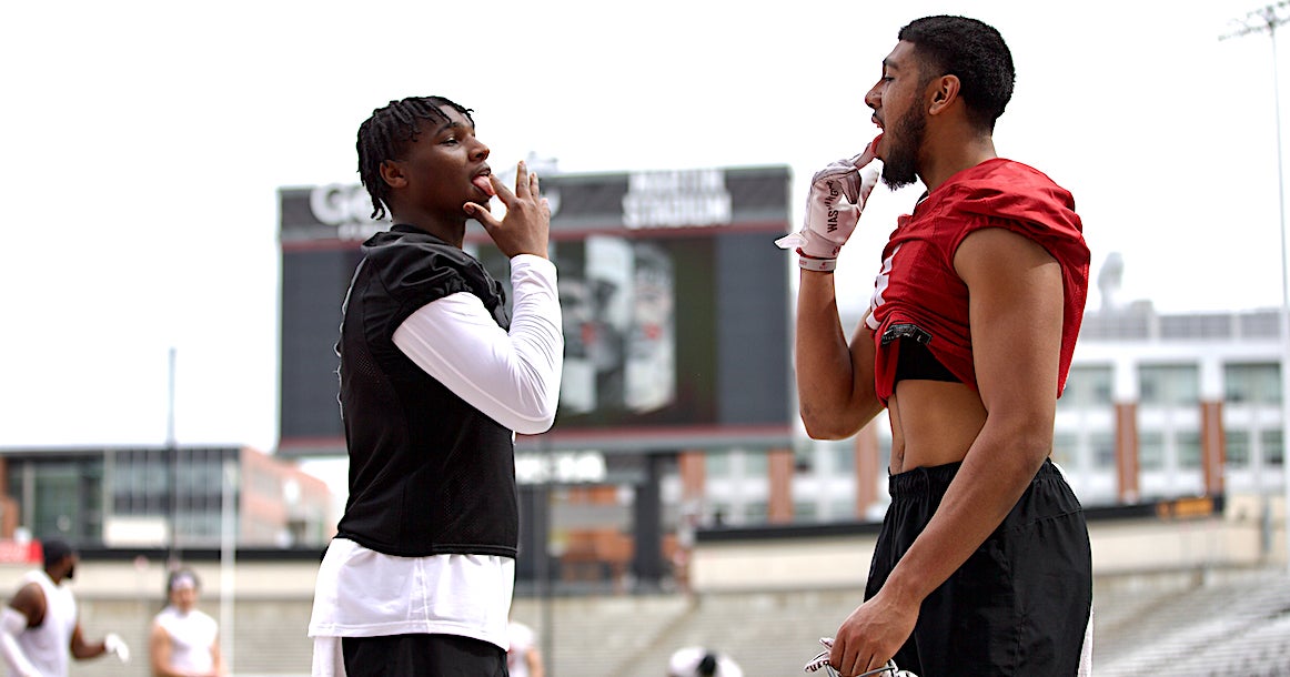 Cameron Ward sizzles in situational drills on Day 9 of WSU spring ball