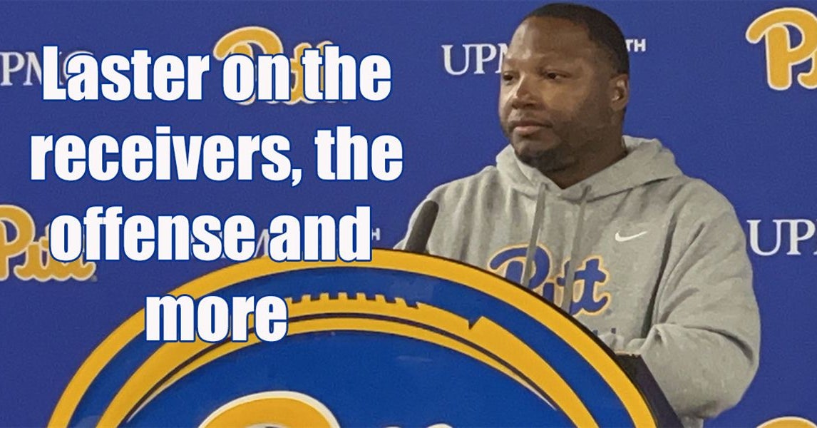 Video: Pitt WR coach JJ Laster breaks down the wideouts and more