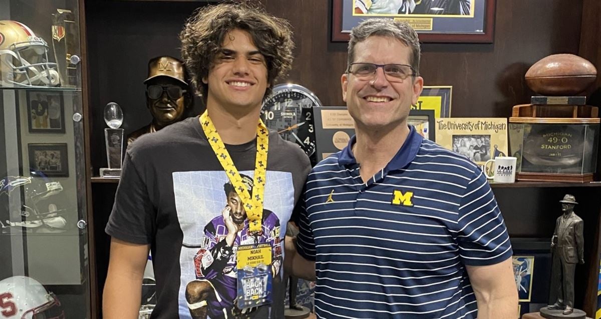 Michigan makes great first impression on five-star LB Noah Mikhail