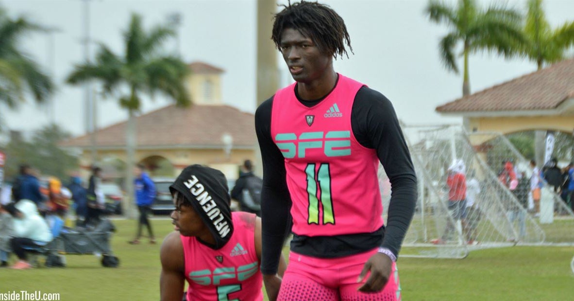 VIDEO: 2023 WR Hykeem Williams a big target who makes tough catches