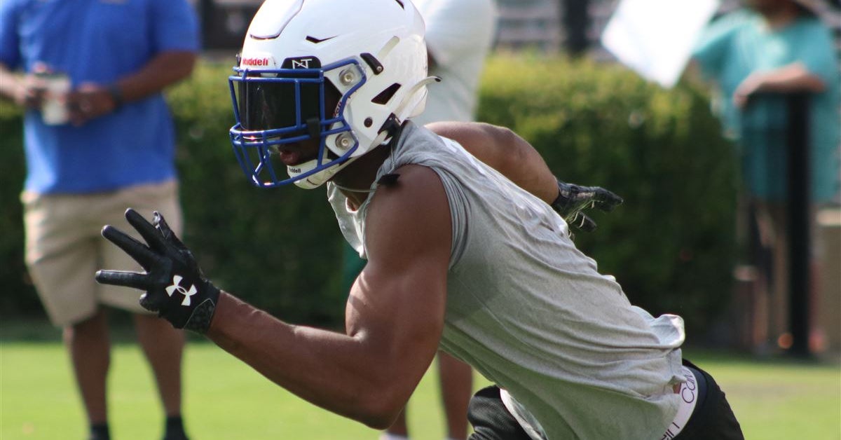 WATCH: 2025 DE Anthony Addison hears from Shane Beamer