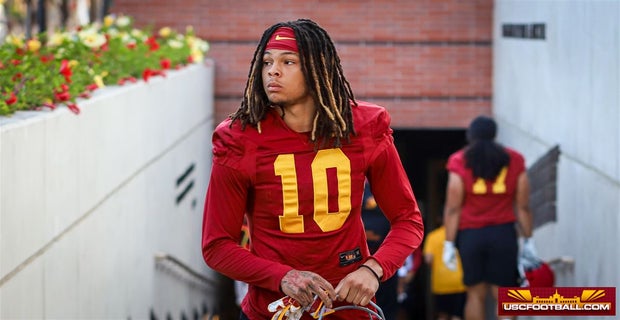 Receivers Tanook Hines, Corey Simms off to strong starts in first USC ...
