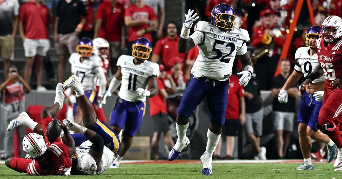 ECU starting defensive lineman sidelined with injury