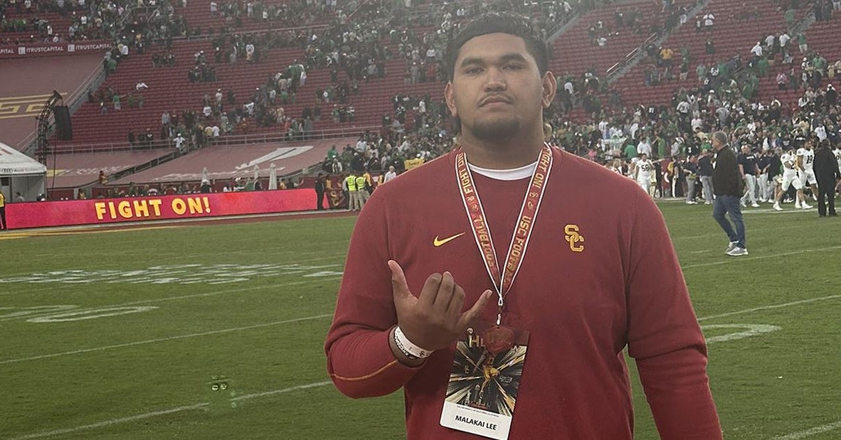 USC the latest visit for the No.1 2026 recruit in Hawaii, OT Malakai Lee