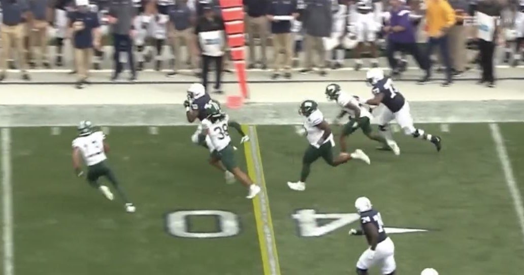 Penn State RB Nick Singleton scores first career touchdown off 70-yard run