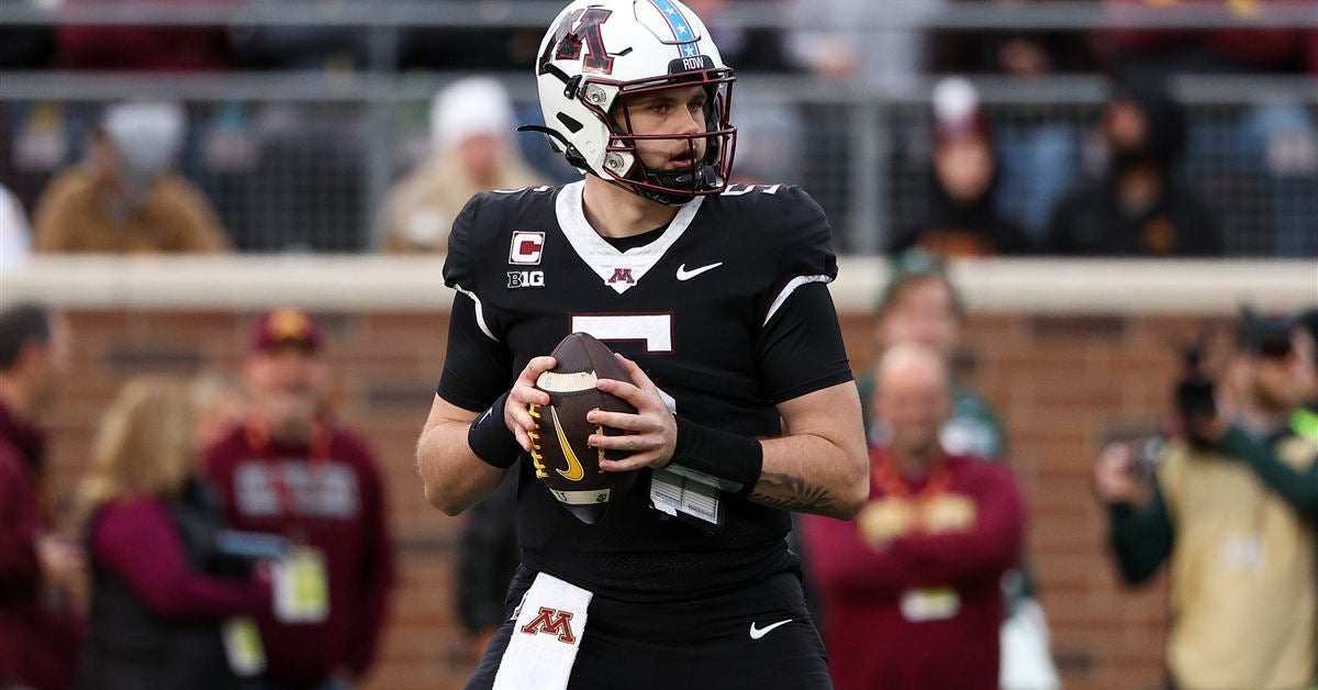 Minnesota OC Greg Harbaugh on Drake Lindsey returning for 2026