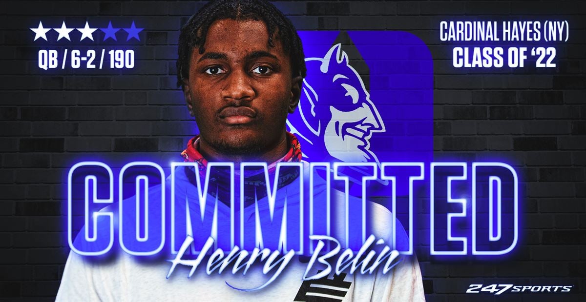 Duke Football lands commitment from top QB target Henry Belin IV