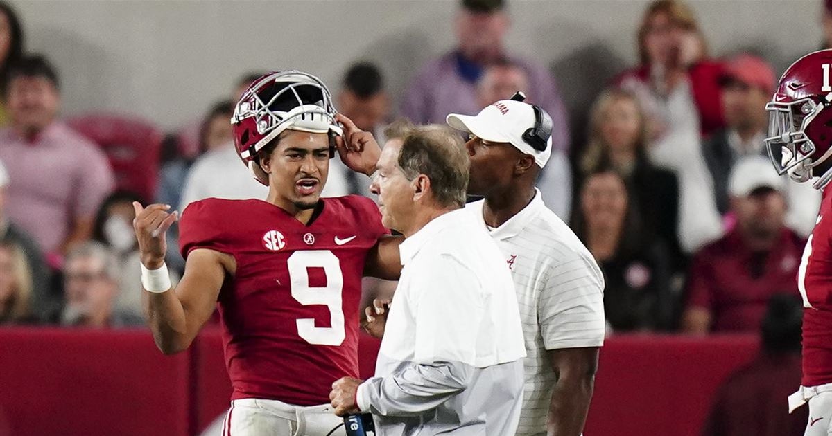 Alabama football: Nick Saban breaks down QB Bryce Young's 'fantastic ...