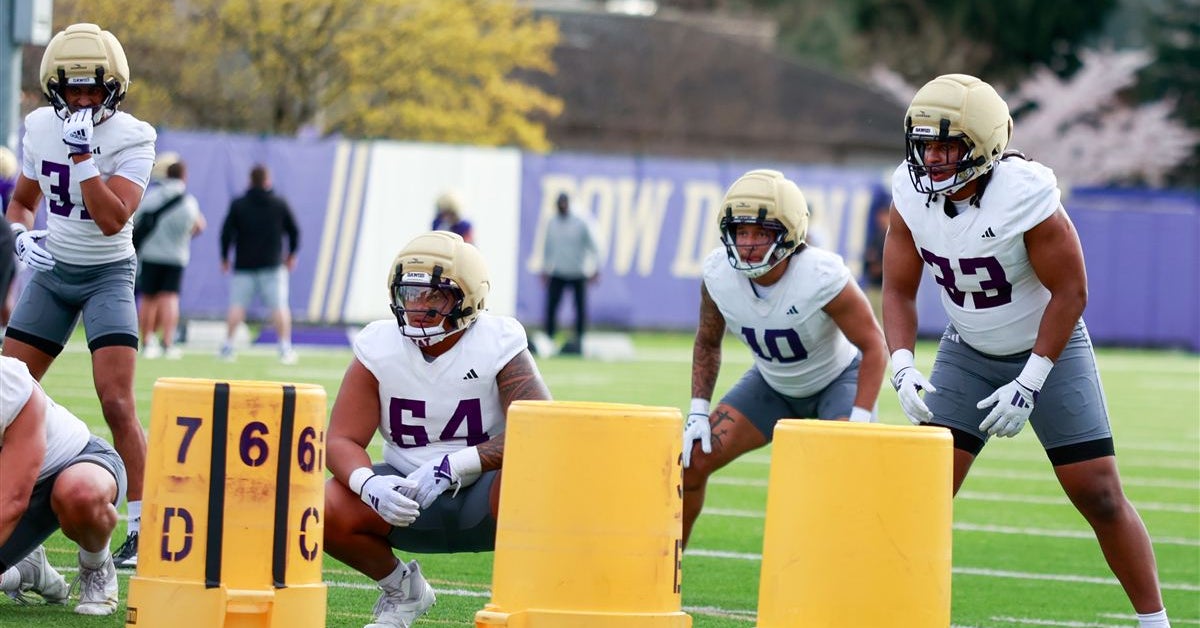Washington Spring Football Practice Recap - Day 1