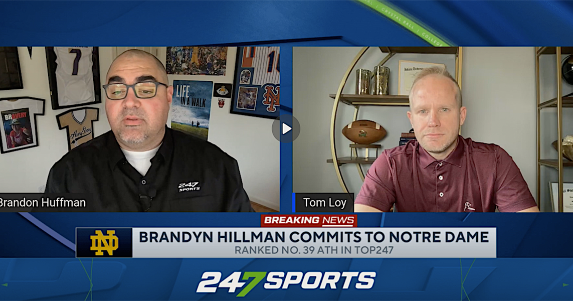 WATCH: A look at what Notre Dame landed in Brandyn Hillman