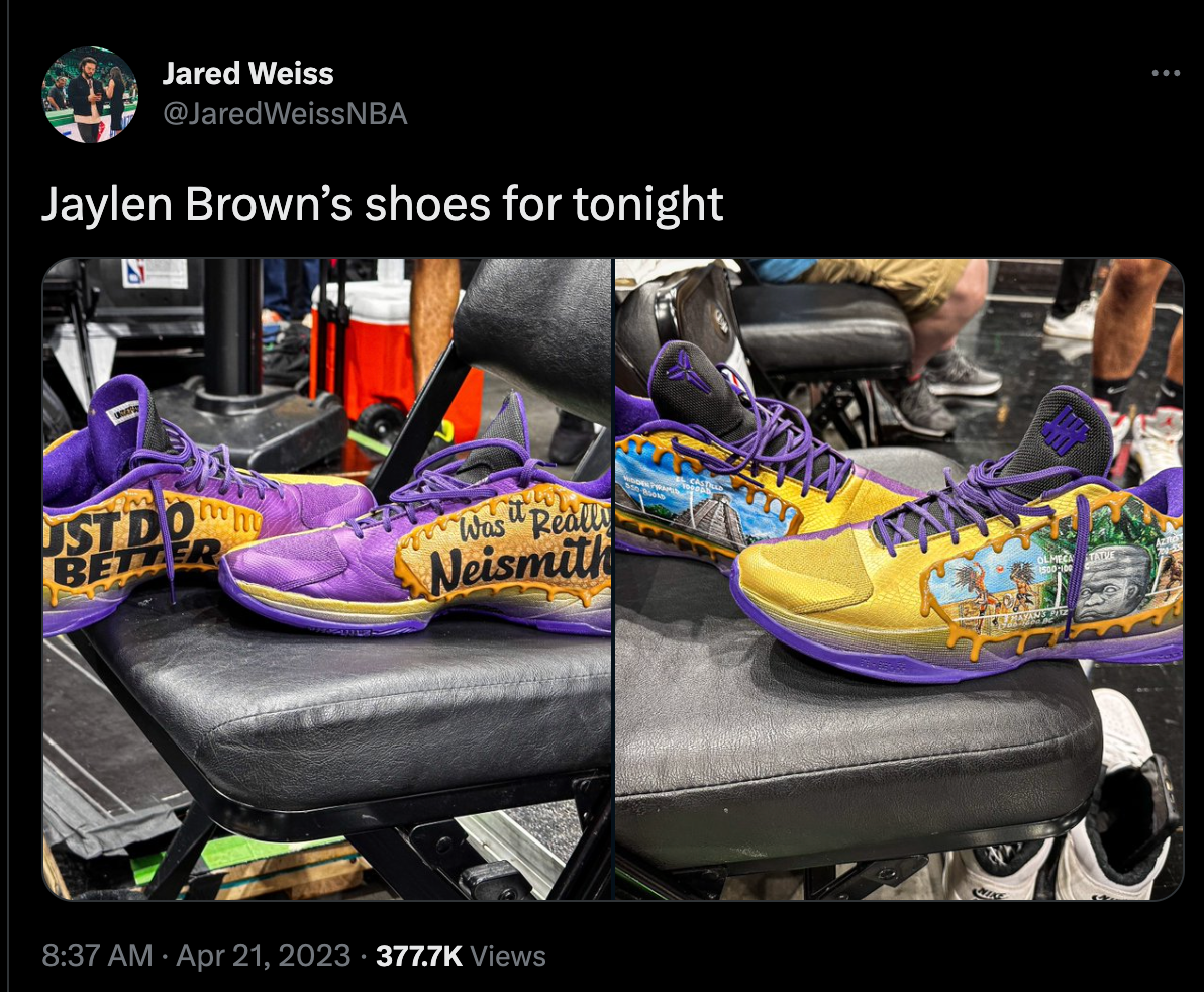 Jaylen Brown vs James Neismith