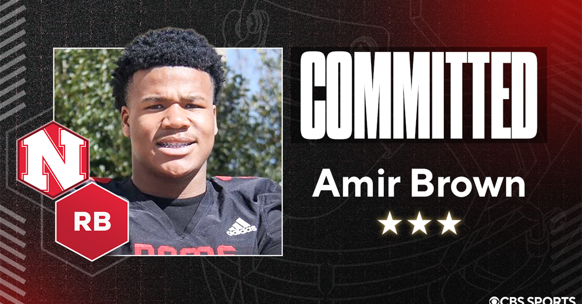 Three-star RB Amir Brown commits to Nebraska, cites Huskers’ passionate ...