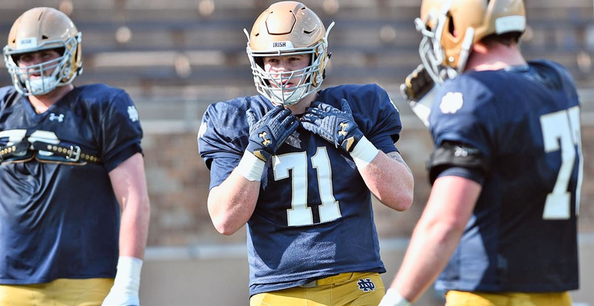 Notre Dame OT John Olmstead enters transfer portal