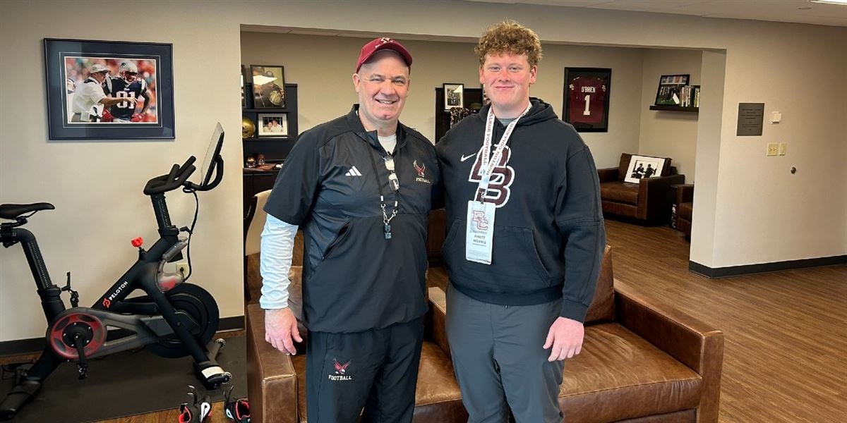 '26 New Jersey offensive lineman Rhett Morris recaps visit, new Boston ...