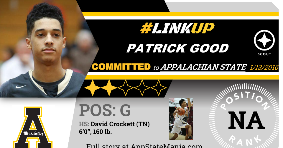 PATRICK GOOD COMMITS TO APPALACHIAN STATE