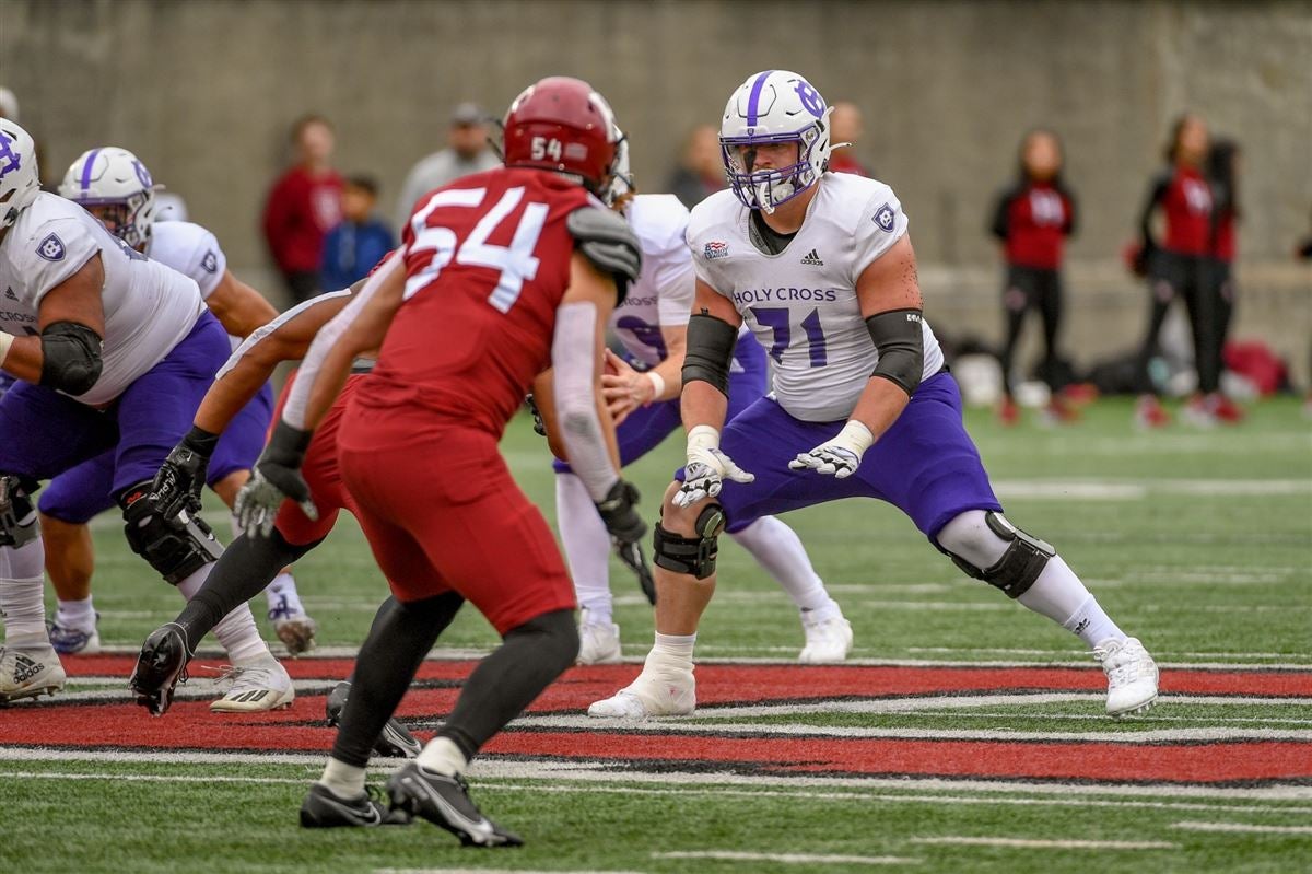 Holy Cross OL transfer Luke Newman hearing from SEC, Big Ten schools