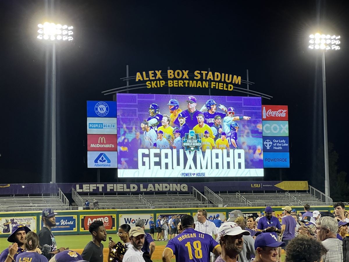 WATCH: LSU celebrates clinching a spot in Omaha