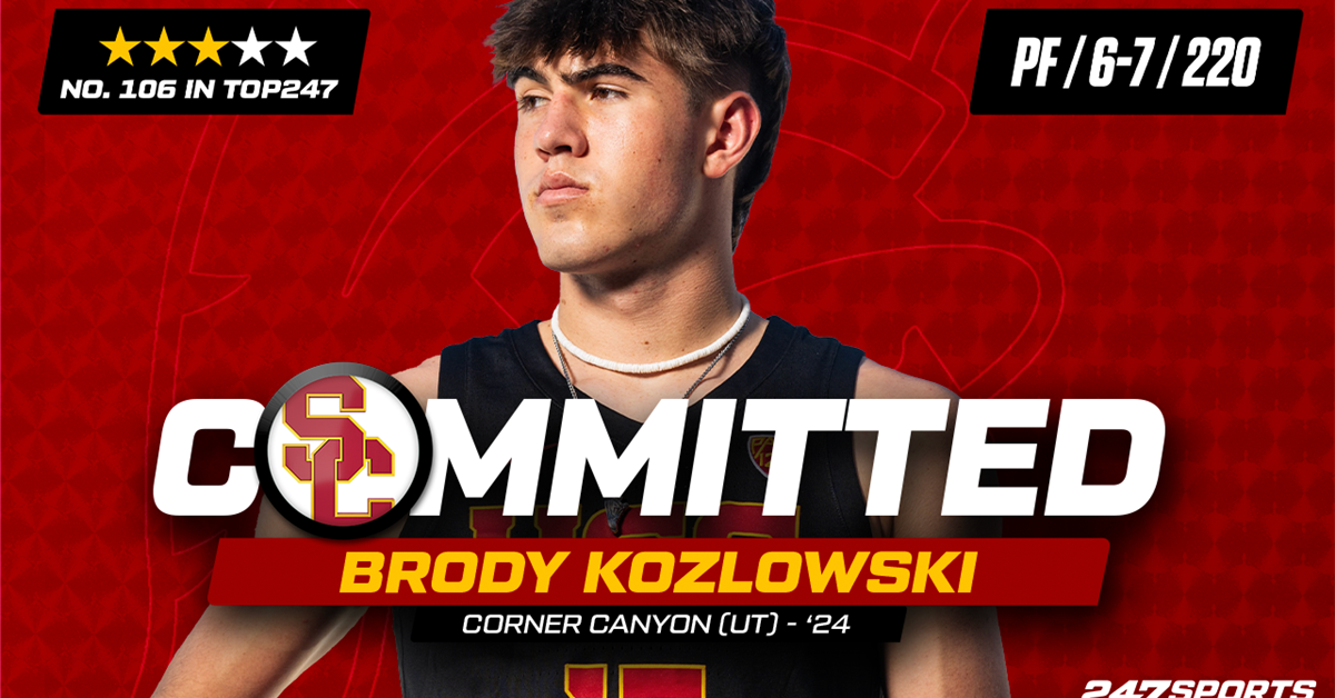 Top 150 forward Brody Kozlowski commits to USC live on 247Sports