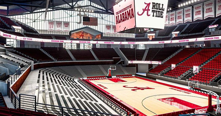 Look: Artist renderings of Alabama's proposed new basketball arena