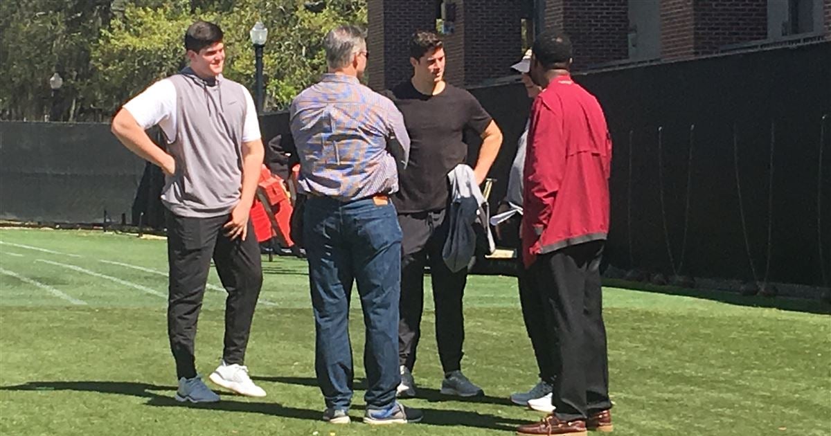 Transfer QB candidate Alex Hornibrook on campus at Florida State