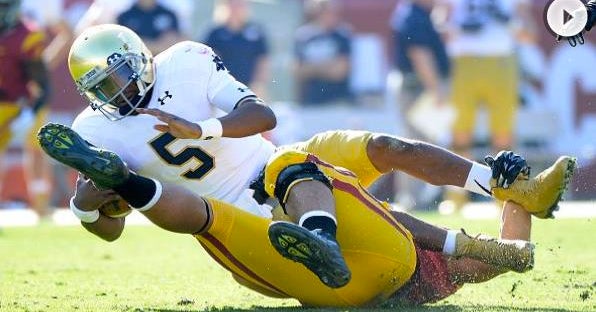 Highlights: USC 49, Notre Dame 14
