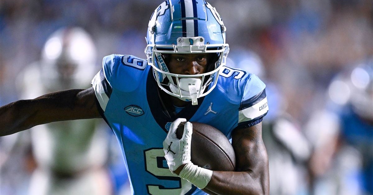 Tez Walker stats: UNC WR's career-best game in Tar Heels' win over ...