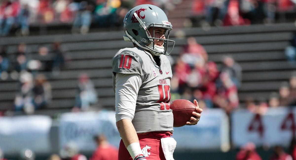 Coug QB Trey Tinsley channels Falk during and after spring game