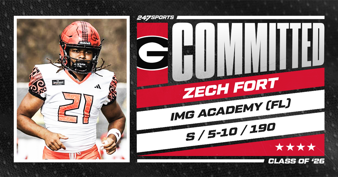 Top-100 IMG Academy DB Zech Fort commits to Georgia