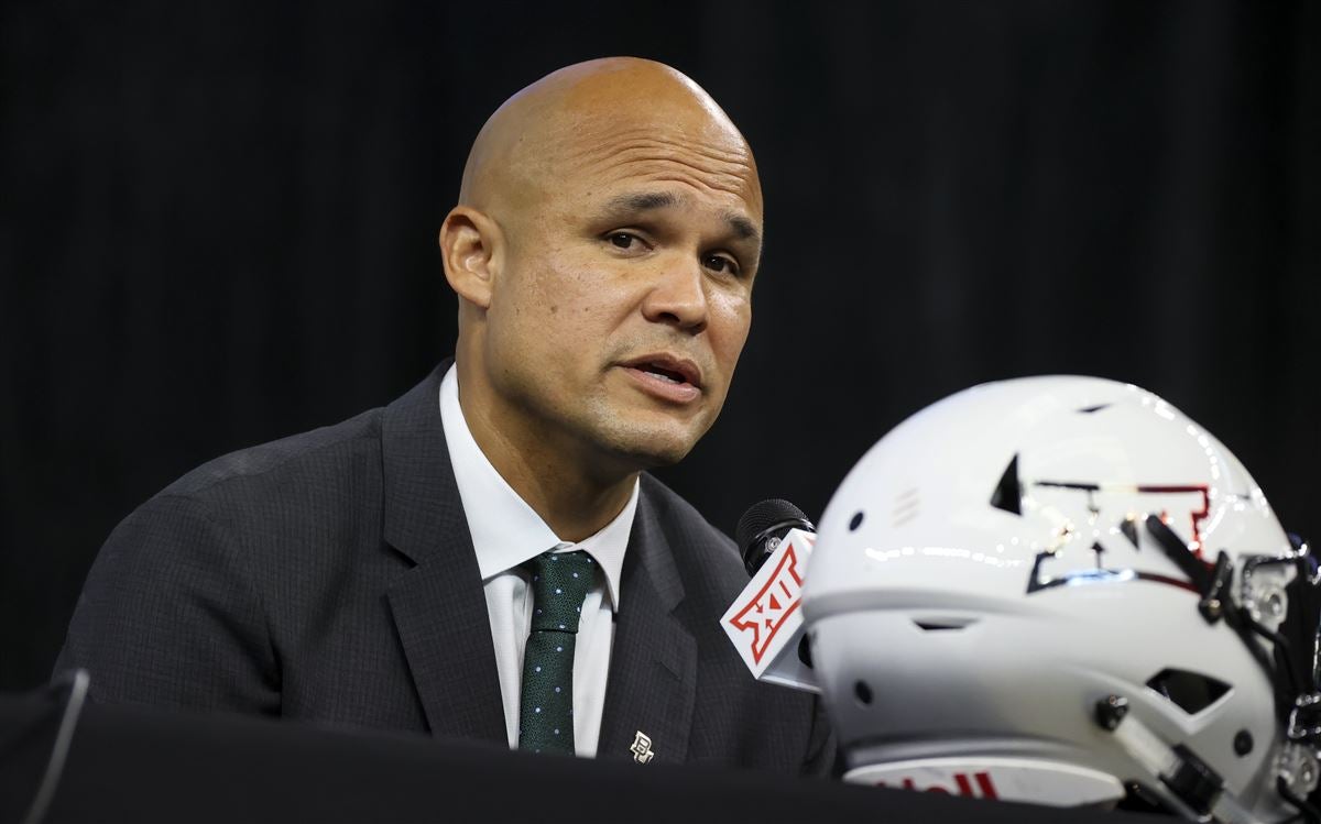 Dave Aranda discusses his expectations for the Bears at Big 12 Media Days