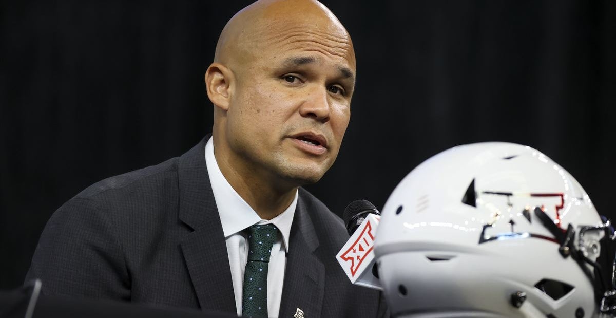 Dave Aranda discusses his expectations for the Bears at Big 12 Media Days