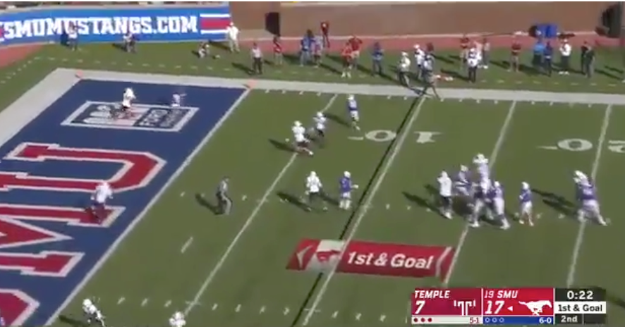 WATCH: James Proche moves to No. 2 all-time in receiving TDs