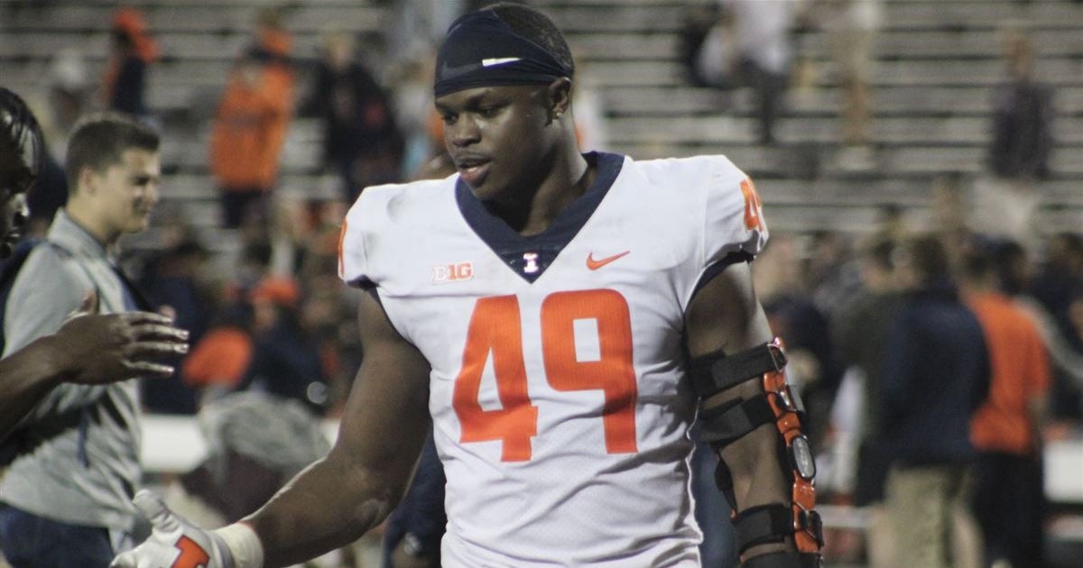 'He's mastering his craft': Illini OLB Seth Coleman potentially on cusp ...