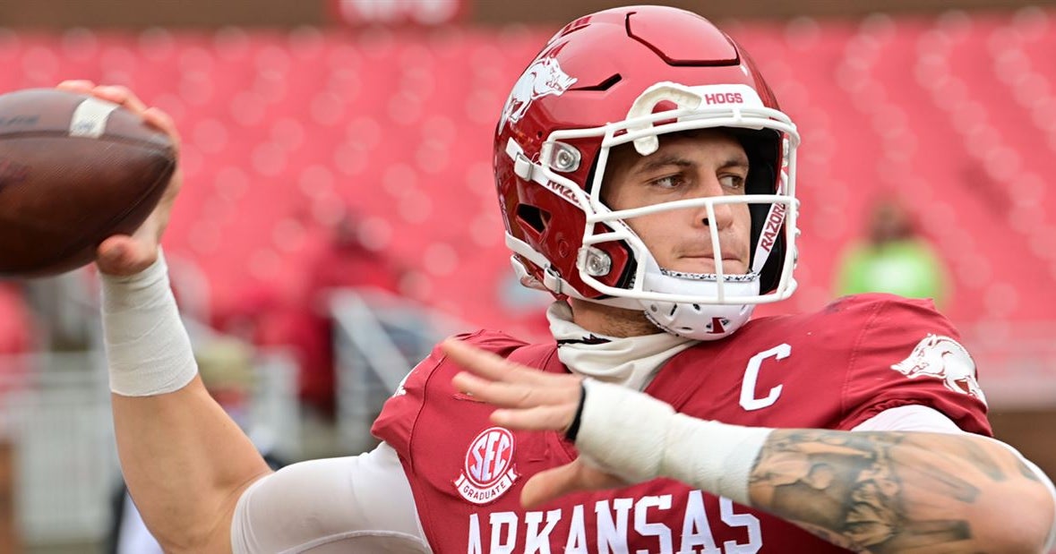 Razorbacks' Feleipe Franks showing ‘a lot of improvement’ at Senior Bowl