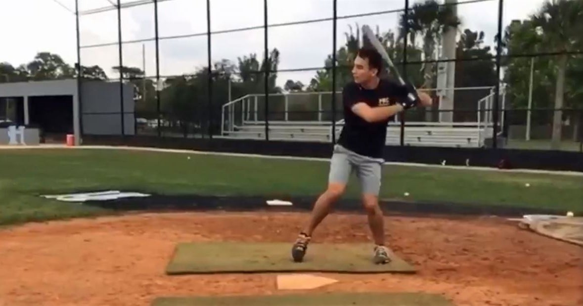 VIDEO: Miami signee OF CJ Kayfus batting practice and workouts
