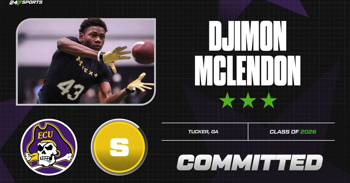 Three-star DB DJ McLendon commits to East Carolina